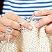 Amazon.com: 6 Pack 2 Size Metal Yarn Guide Finger Holder Knitting ...