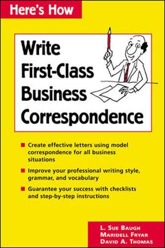 Buy Here's How: Write First-Class Business Correspondence Book Online ...