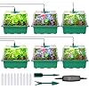 Amazon.com : Seed Starter Trays with Grow Lights, 72 Cells Seed Starter Kit with Lights, 3 ...