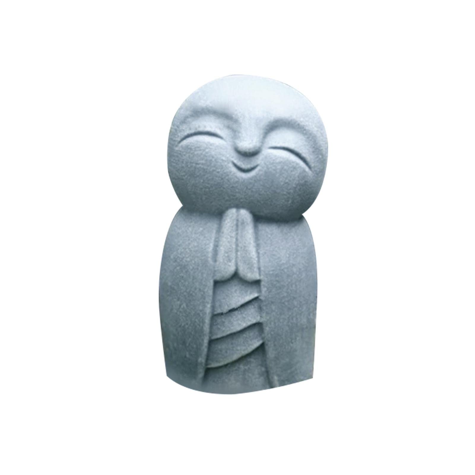 Amazon.com: EKDJKK Feng Shui Zen Standing Blissful Japanese Jizo Monk ...