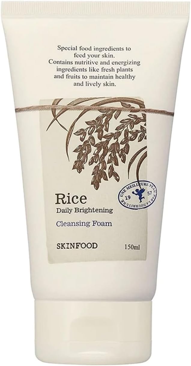 Amazon.com: SKINFOOD Rice Daily Cleansing Foam 150ml - Delicate, Fine ...