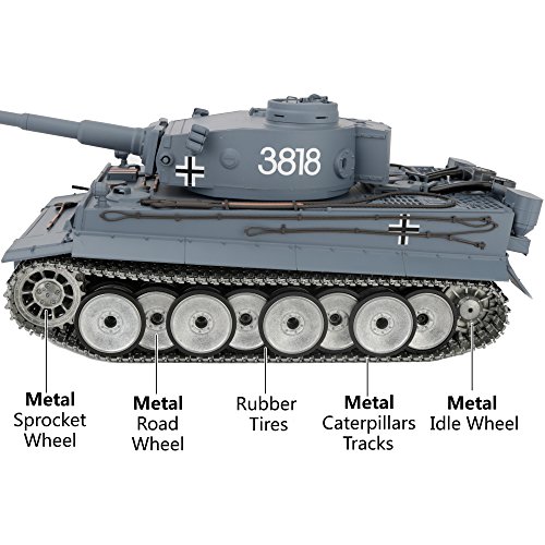 1/16 Scale RC German Tiger Tank Model - Scale Model Kits Online Store