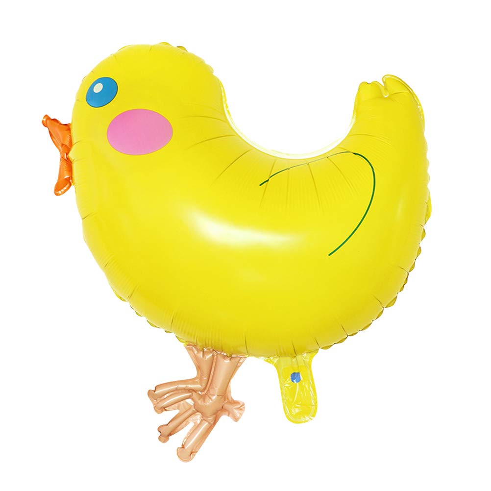 Amosfun 2PCS Cartoon Chicken Balloons Aluminium Foil Balloons Mylar ...