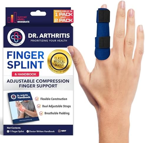 Amazon.com: Dr. Arthritis Trigger Finger Splint, Adjustable Brace for ...