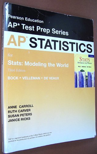 Statistics for Stats. -Nasta-Workbook: Anne Carroll: 9780131359642 ...