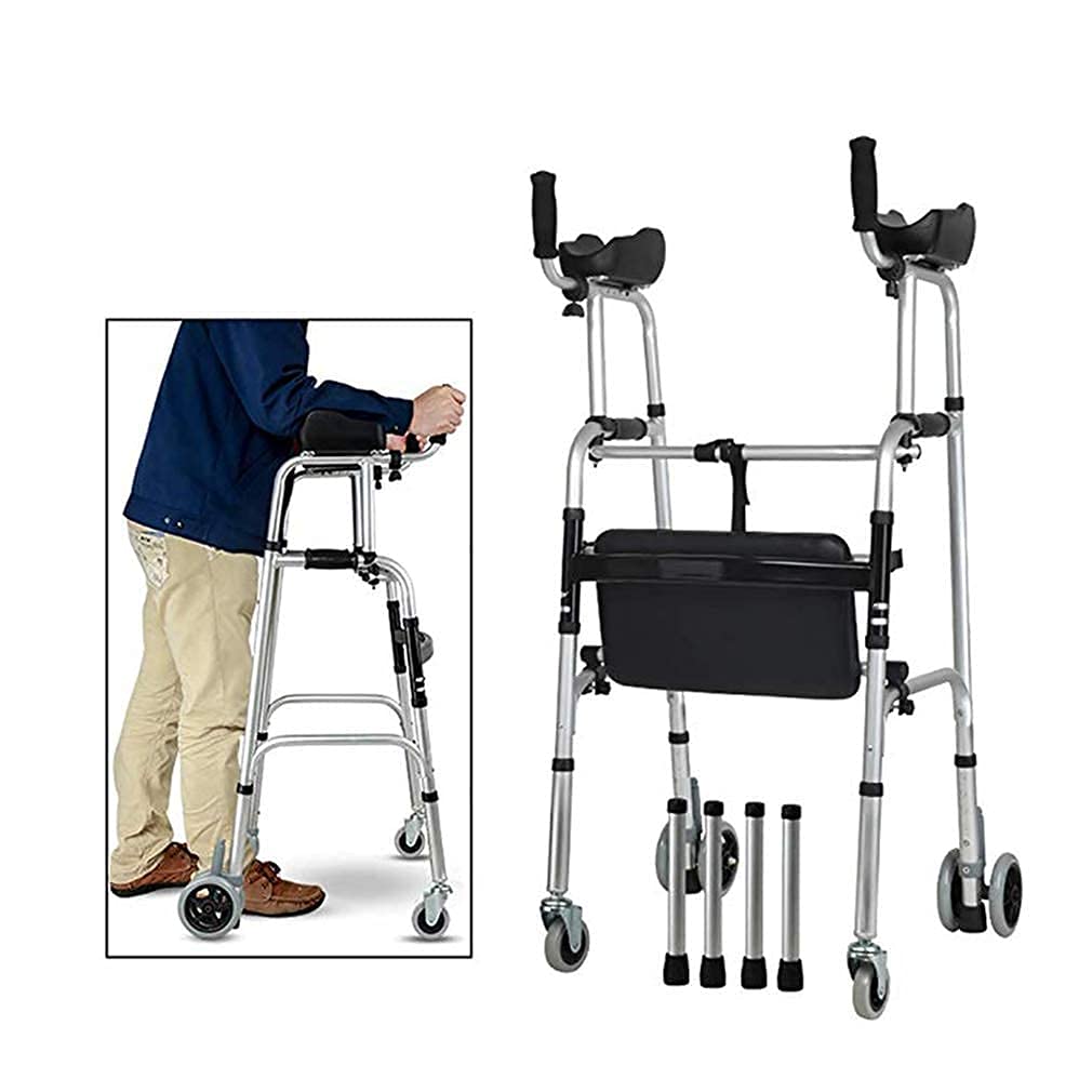 Buy JHGF Walkers For Seniors Elderly Walker, With Arm Support, Fold The ...