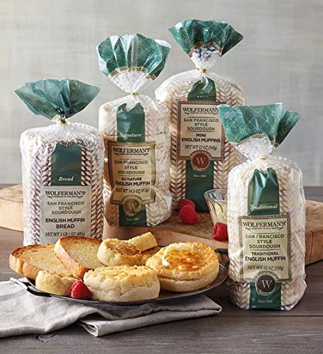 Amazon.com: Wolferman's San Francisco-Style Sourdough English Muffin ...