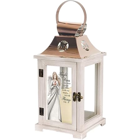 Amazon.com: Carson 'in Angels' Arms" Memorial Lantern with Flameless ...
