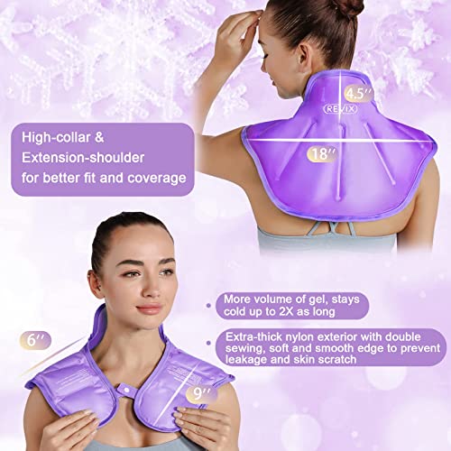 Snapklik.com : REVIX Shoulder Ice Pack For Injuries Reusable Gel Large ...