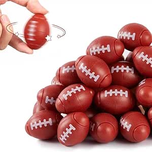 Amazon.com: SCIONE 36 Pack Football Fidget Spinner Football Party ...
