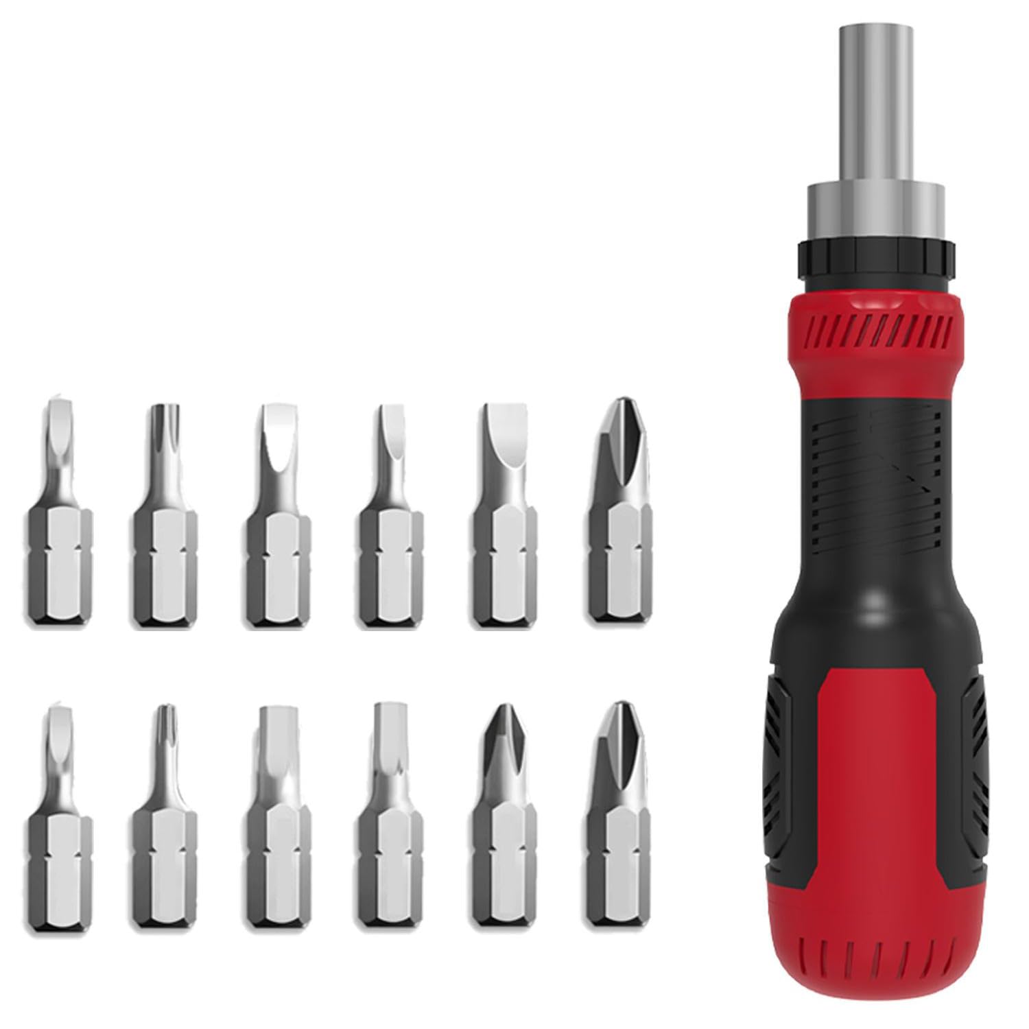 Yosinda 12 in 1 Screwdriver Multibit Screwdriver with Magnetic Bit ...