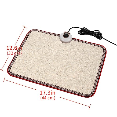 Snapklik.com : Electric Heated Floor Mats Under Desk, Heated Foot ...