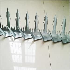 Amazon.com: Sxlawesom Metal Barbs Strips - Security Fence Spikes Anti ...