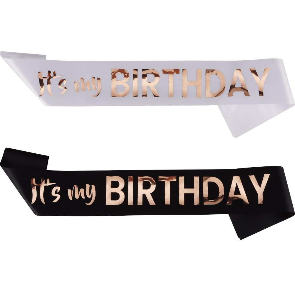 Amazon.com: It's My Birthday Sash for Women Men Girls Queen Princess ...