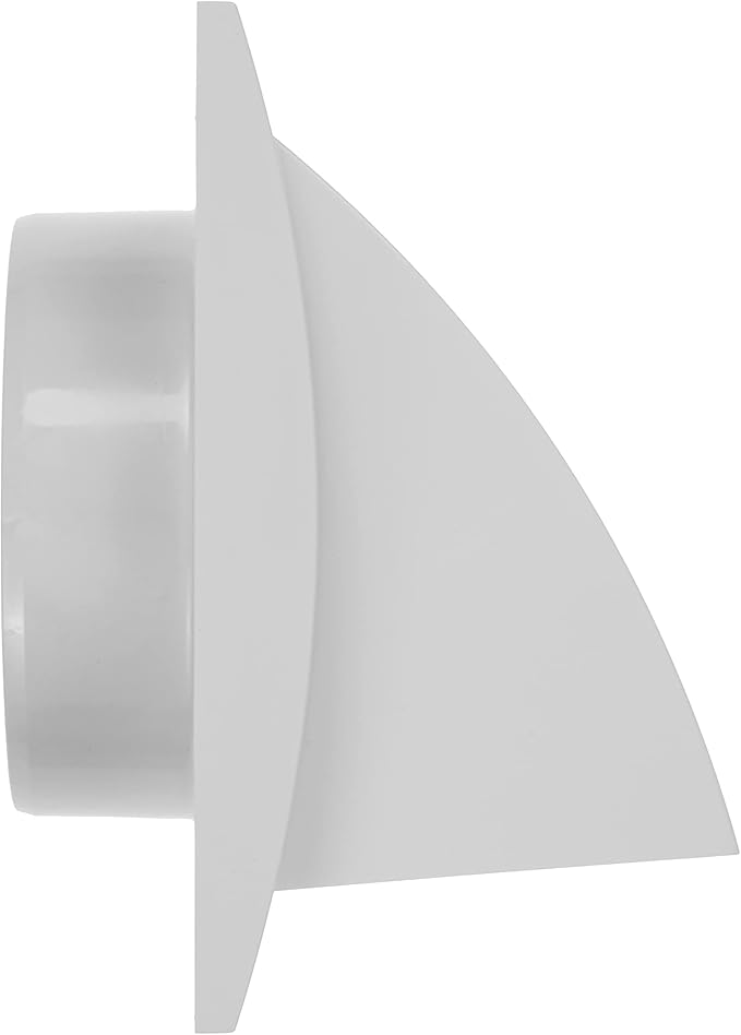 Amazon.com: 4" Inch White Plastic Vent Cover Grille - Non-Return Air ...