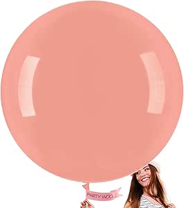 Amazon.com: PartyWoo Dusty Pink Balloons 4 pcs 36 Inch Extra Large Big Jumbo Giant Blush Pink ...