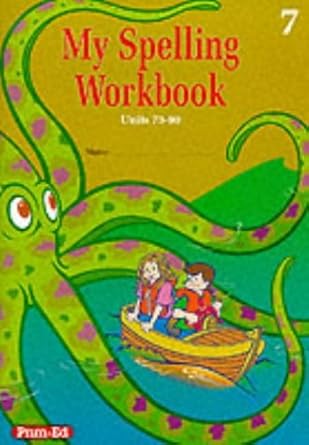 Amazon.com: My Spelling Workbook: 9781864004069: Prim-Ed Publishing: Books