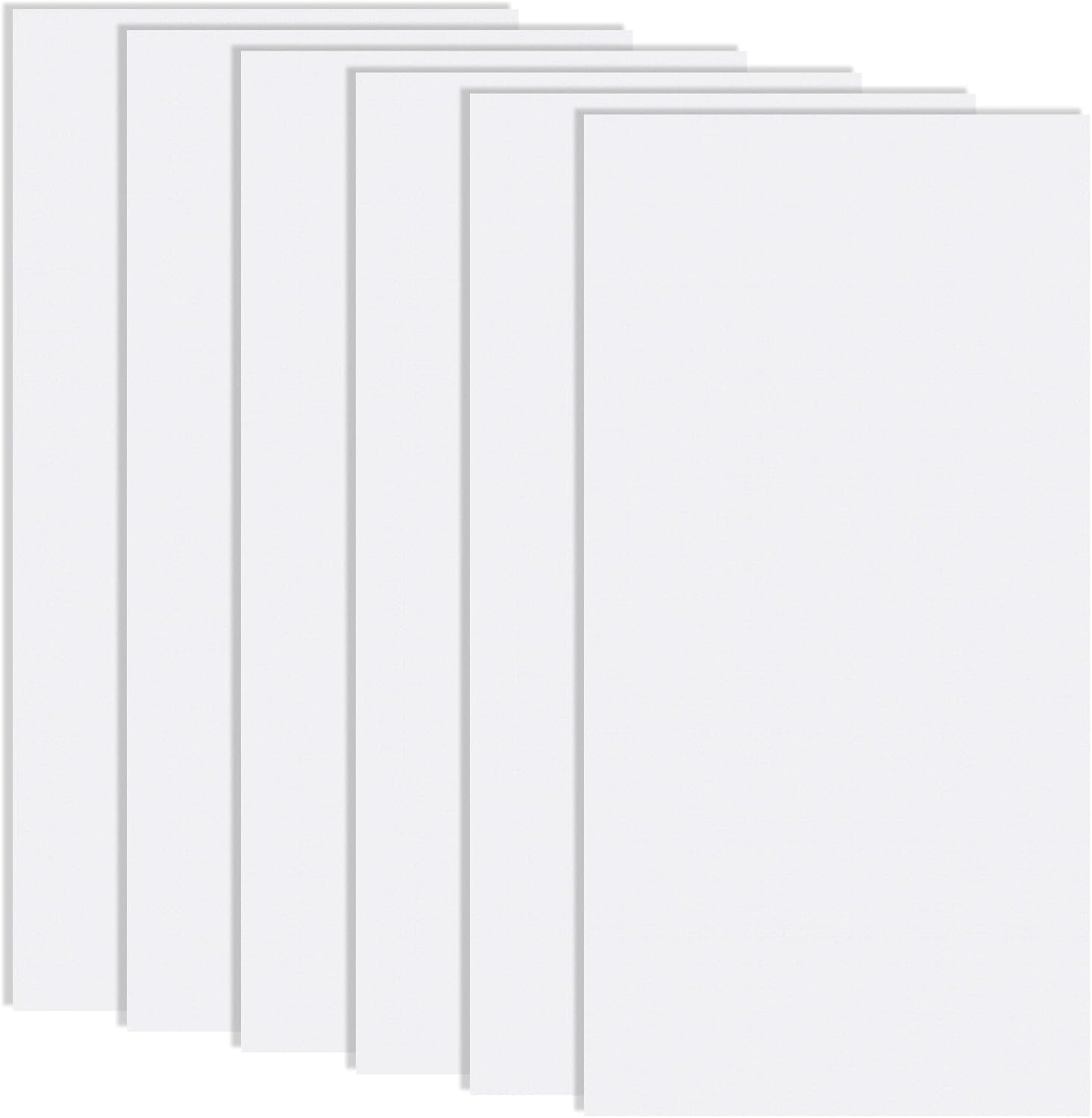 Frienda 6 Pcs 2ft x 4ft Smooth White Ceiling Tiles PVC Ceiling Panel ...