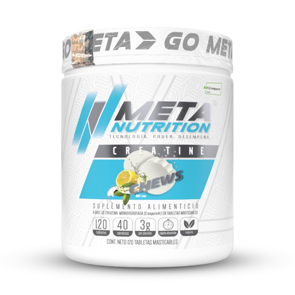 Meta Nutrition Creatine Chews, Creapure, Creatina en Tabletas ...