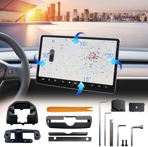 Amazon.com: Monitor Screen Swivel Mount for Model 3 (2017-2023) Model Y (2020-2024) Upgraded ...