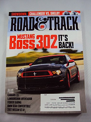 Road & Track May 2011 Mustang Boss 302 on Cover, Dodge Challenger vs ...