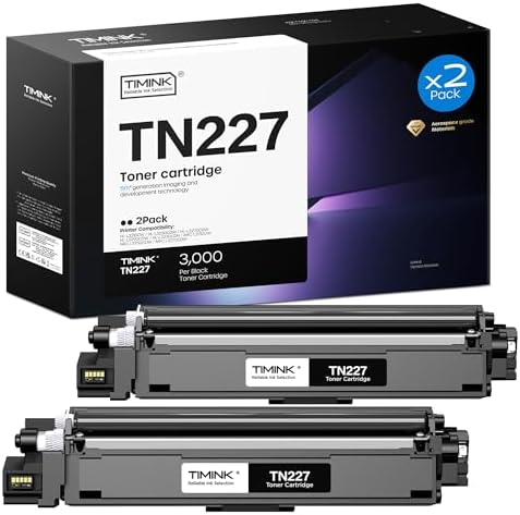 Amazon.com: TN223BK TN223 Black Toner Cartridge Compatible TN223BK TN ...