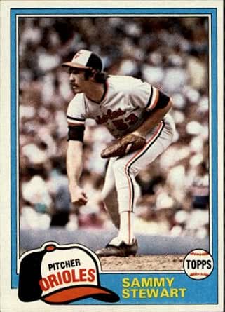 Amazon.com: 1981 Topps Baseball Card #262 Sammy Stewart : Collectibles ...