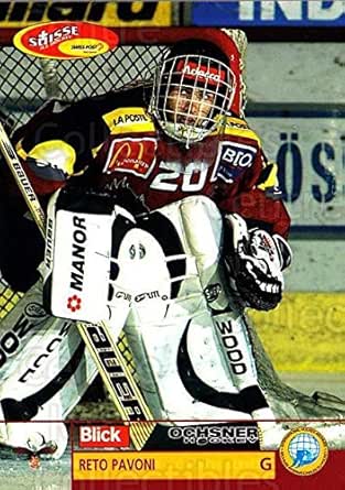 Amazon.com: (CI) Reto Pavoni Hockey Card 2003-04 Swiss Ice Hockey Cards ...