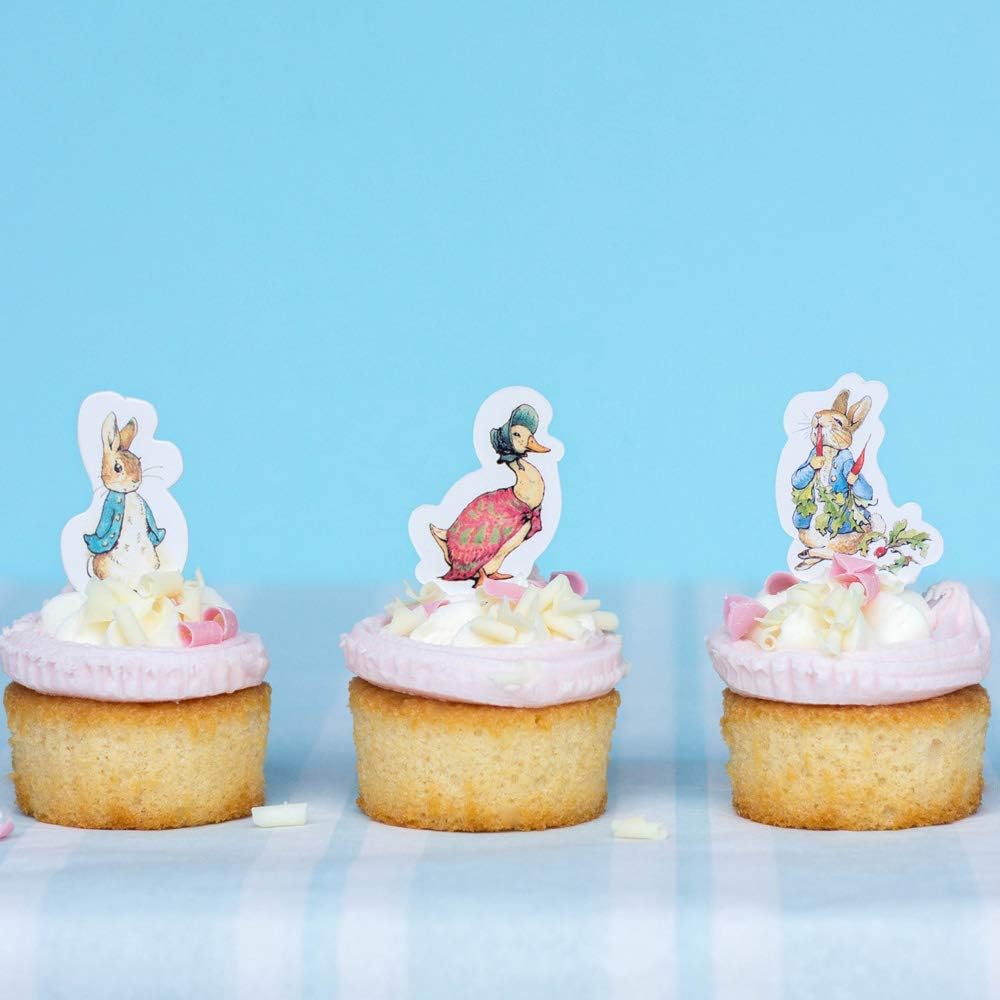 Luck and Luck Peter Rabbit Party Picks Canape Flags x 24 Peter Jemima ...