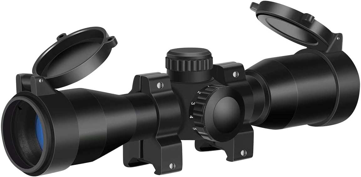 MA3TY 4x32 Crossbow Scope, Red Green Illuminated Retical Cross Bow ...