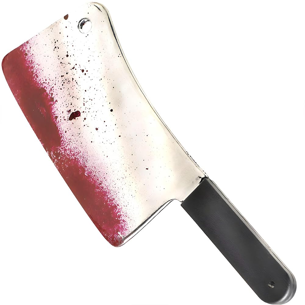 Amazon.com: Amscan Plastic Bloody Cleaver - 17.5" (1 Count) - Perfect ...