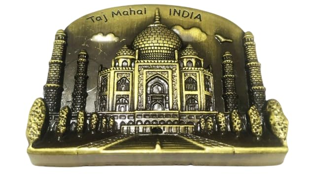 Buy BRIKSHI Metal Taj Mahal Fridge Magnet Best Souvenir Gift 100% Made ...