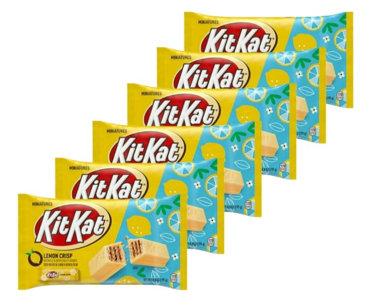 Buy Kit Kat Lemon Crisp Miniatures Limited Edition Candy - 6.9 oz Per ...