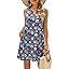 Amazon.com: SimpleFun Summer Dresses for Women Beach Floral Tshirt ...