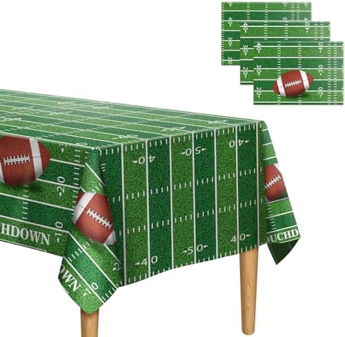 Amazon.com: Hafangry American Football Field Tablecloth Touchdown Game ...