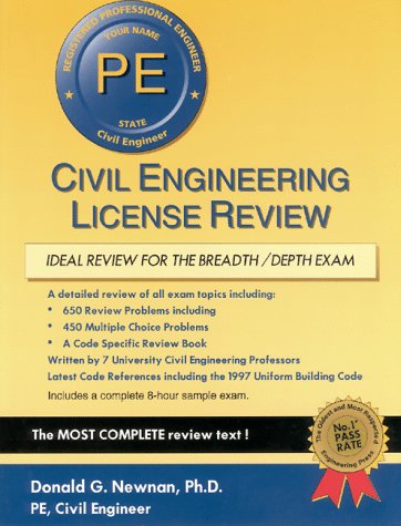 Civil Engineering License Review: Newnan, Donald G.: 9781576450291 ...
