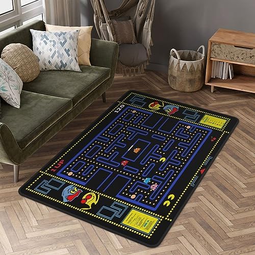 Amazon.com: Classic Arcade Games Rug Retro 90s Arcade Theater Style ...
