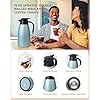 Amazon.com: 70 Oz Updated Thermal Carafe for Keeping Liquids Hot, 2 PCS Insulated Coffee Carafe ...