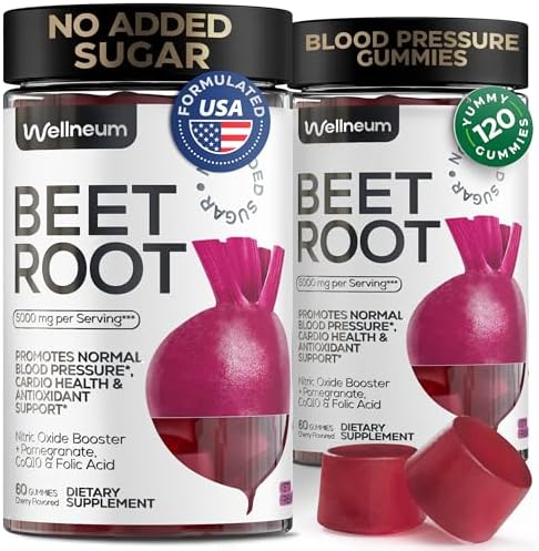 Amazon.com: Natrava Beets+ Gummies - Organic Beet Root Powder, Grape ...