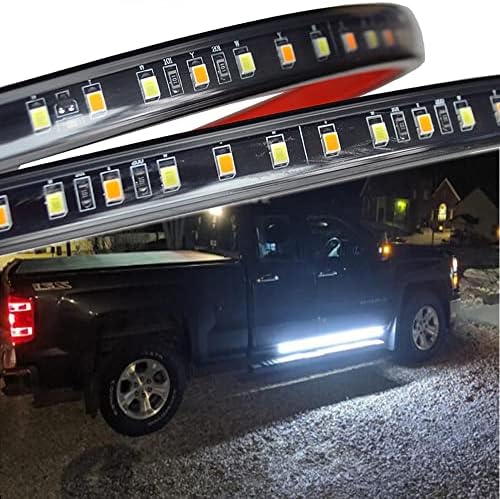 Amazon.com: UWDESY 2Pcs 62in Side Kick Running Board Light Strips-Crew ...