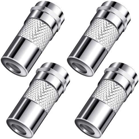 Amazon.com: Accessonico F Type Male Plug to RCA Female Jack RF Video TV ...