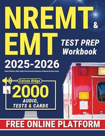 NREMT & EMT Test Prep Workbook: Online Platform, Study Tools & Practice ...