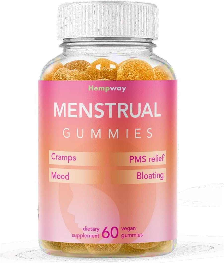Amazon.com: HEMPWAY Menstrual Gummies for Women May Help Support ...