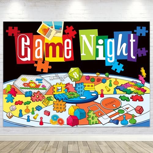 Amazon.com : Lofaris Game On Backdrop Chess Card Gambling for Boys ...