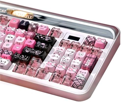 Amazon.com: TYRIXKI 26 Keys Crystal Jelly Personalized Keycaps, PC ...
