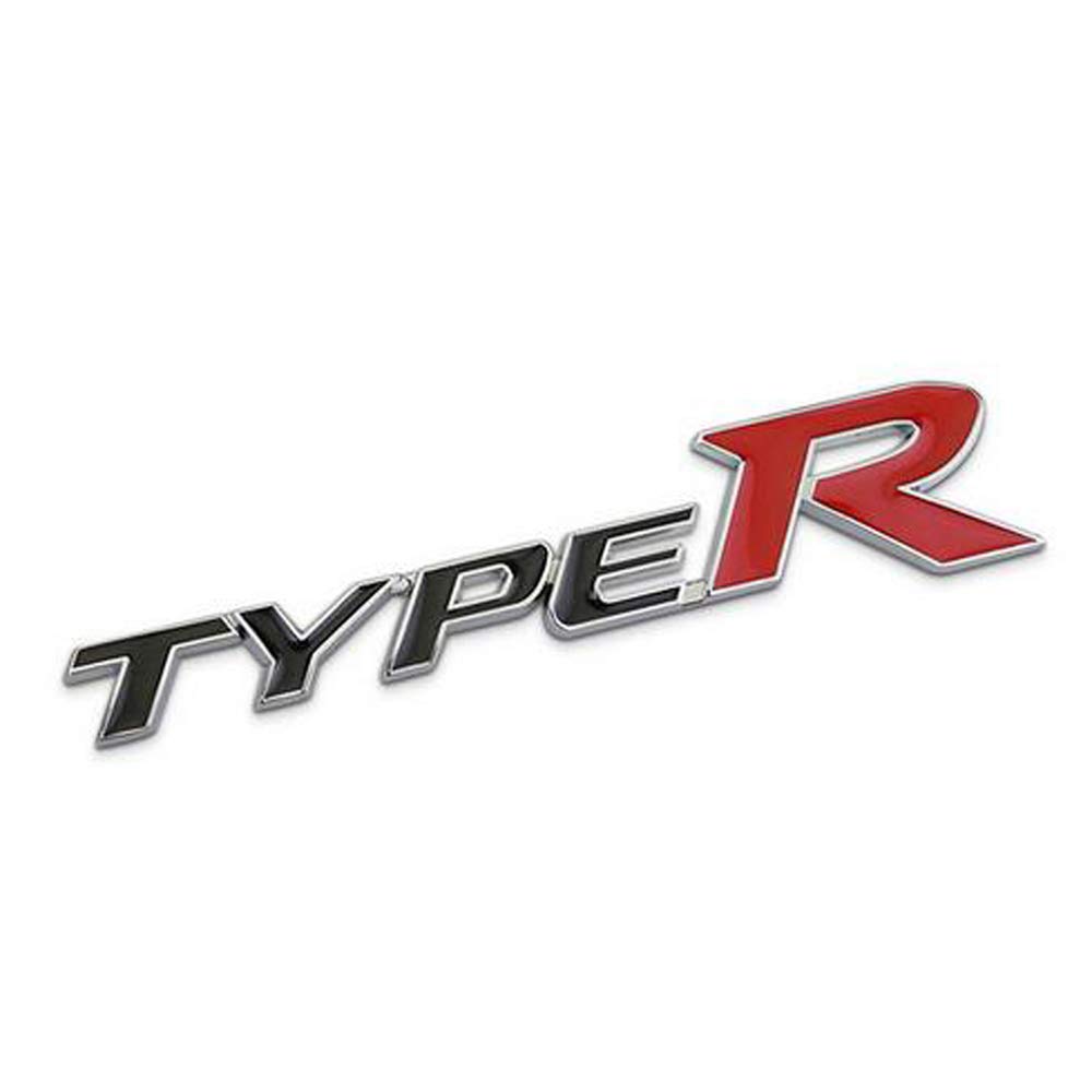 Amazon.com: 3D Metal Type-R Car Side Rear Trunk Sticker Emblem Badge ...