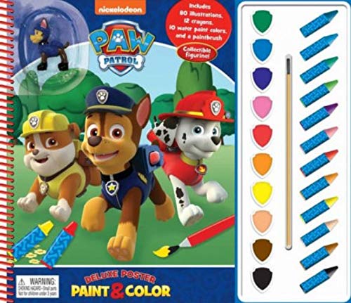 PAW PATROL DELUXE POSTER PAINT & COLOR (Deluxe Poster and Paint ...