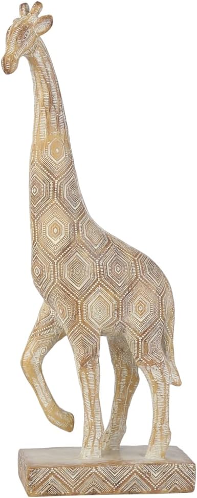 Amazon.com: ZoikOm Simple Giraffe Wood Color Decoration, Resin ...