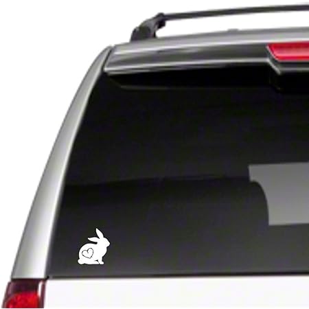Amazon.com: NS-FX RABBIT SILHOUETTE - Bunny - Vinyl Car Decal Sticker ...