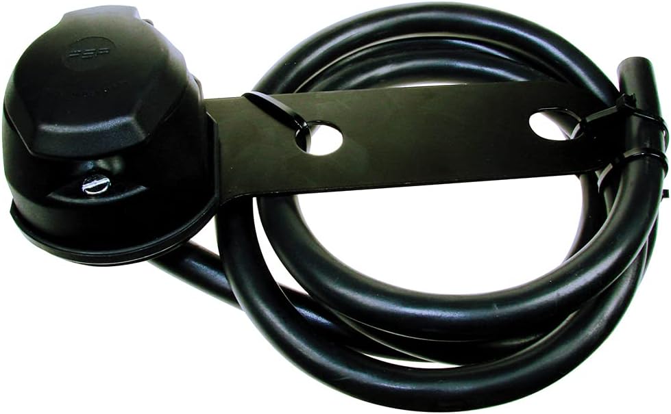 Maypole 8086B BK 13-Pin Prewired Socket and Mounting Plate, 12 V ...